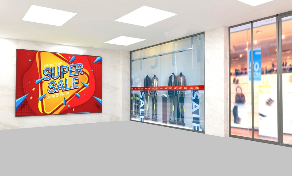 Digital Signage For Retail Industry | Store, Shopping Mall, Fashion Retail