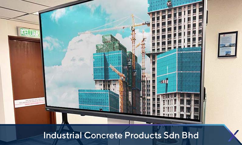 Industrial Concrete Products Sdn Bhd | VEXO Smartboard V7X 98"