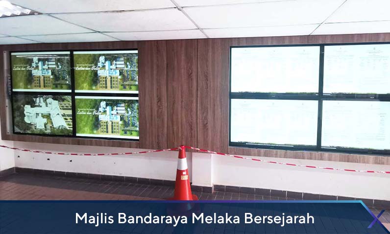 Majlis Bandaraya Melaka Bersejarah | VEXO Digital Signage 49"
