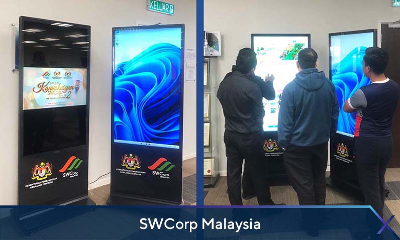 SWCorp Malaysia | VEXO Touch Screen Digital Kiosk 55"