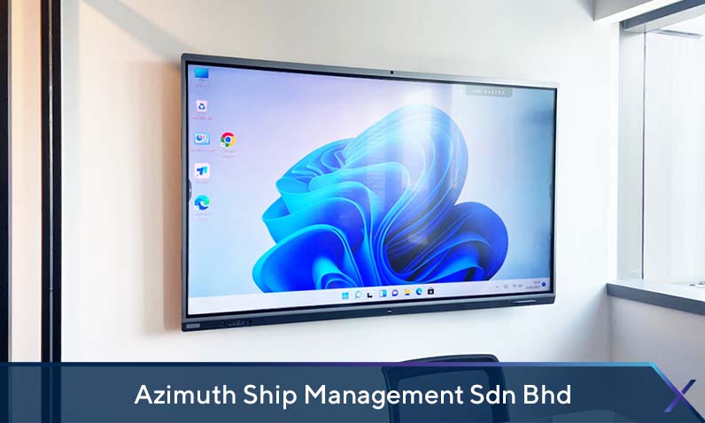 Azimuth Ship Management Sdn Bhd | VEXO Smartboard V7X 86" Meeting