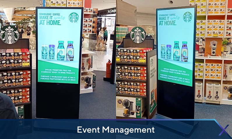 Event Management Company | VEXO Single-sided Digital Standee 55"