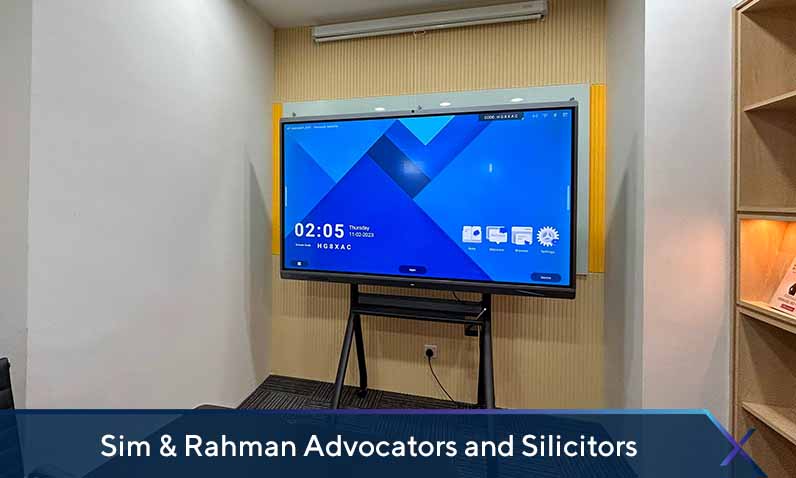 Sim & Rahman Advocators and Silicitors | VEXO Smart Interactive Panel V7X