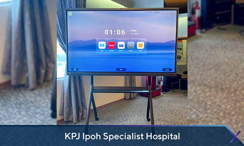 KPJ Ipoh Specialist Hospital | VEXO Smart Interactive Panel 86"